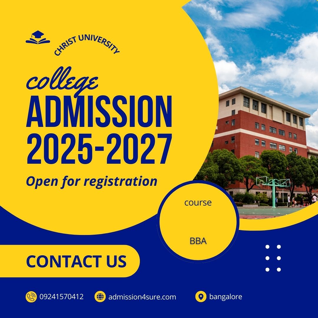 christ university bBA admissions open 2025 - Admission4sure
