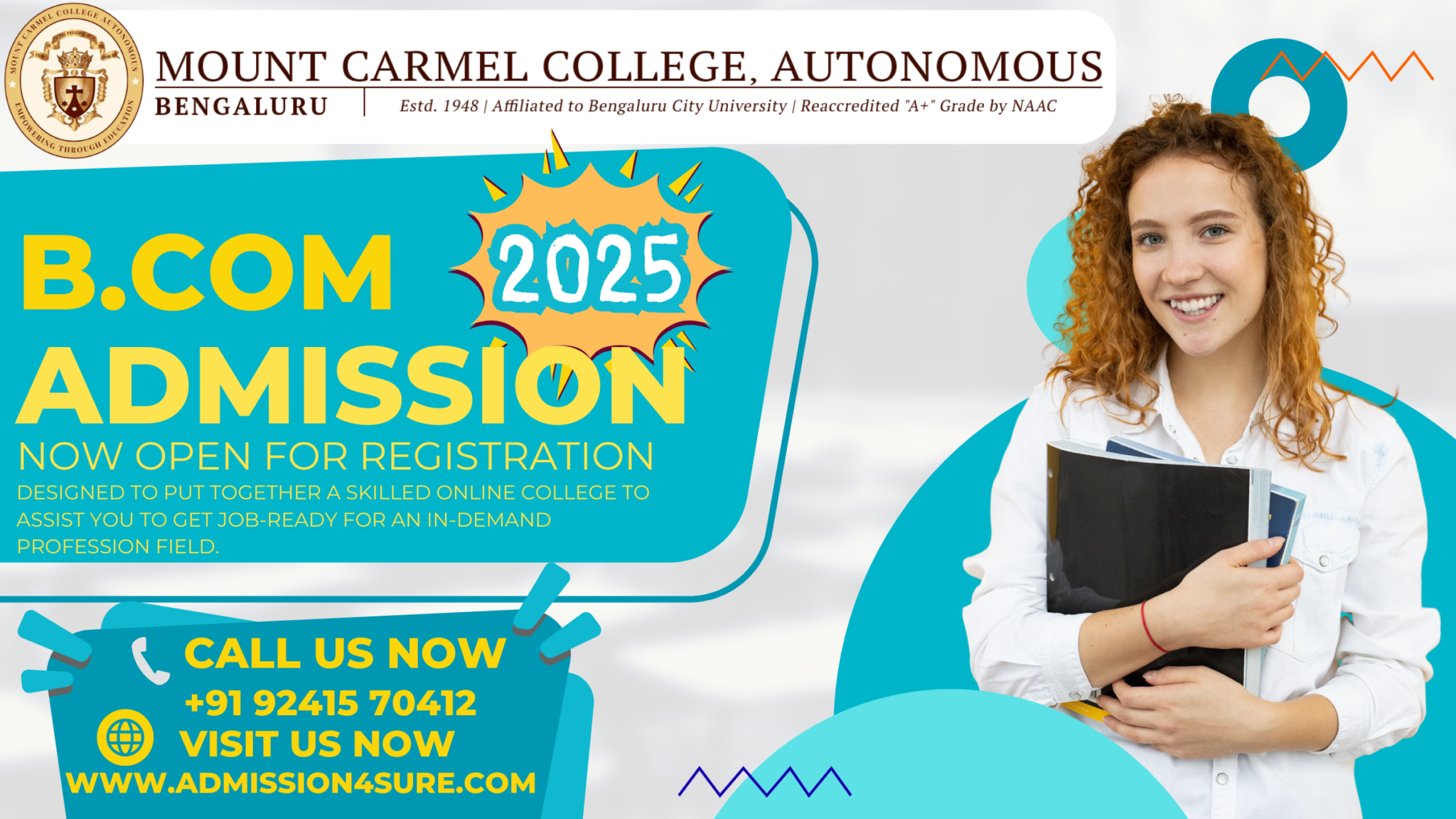 admission in (MCC) Mount Carmel College Autonomous, Bangalore 2025 ...