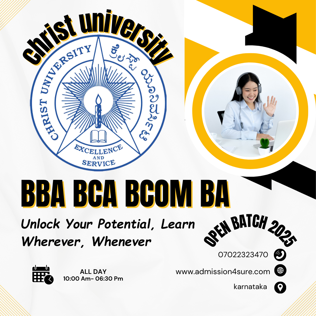 christ university Admission Open in BBA 2025 - Admission4sure