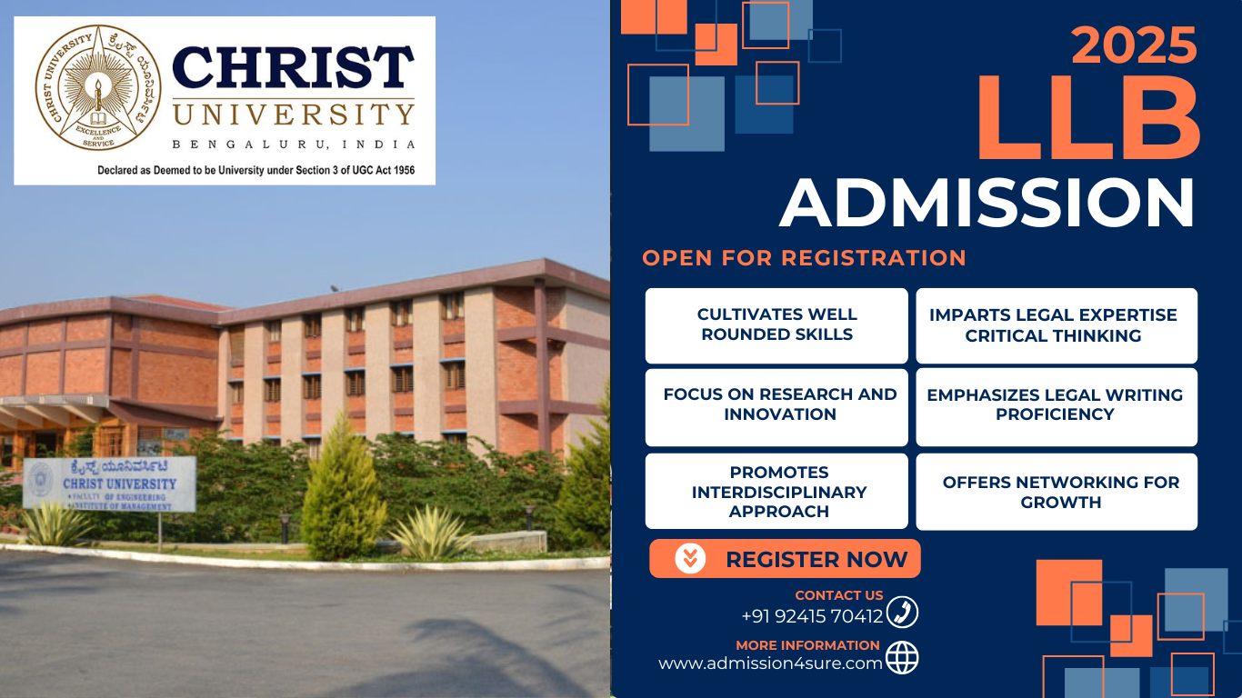 admission in Christ University for Master of Law (LLM) 2025 ...