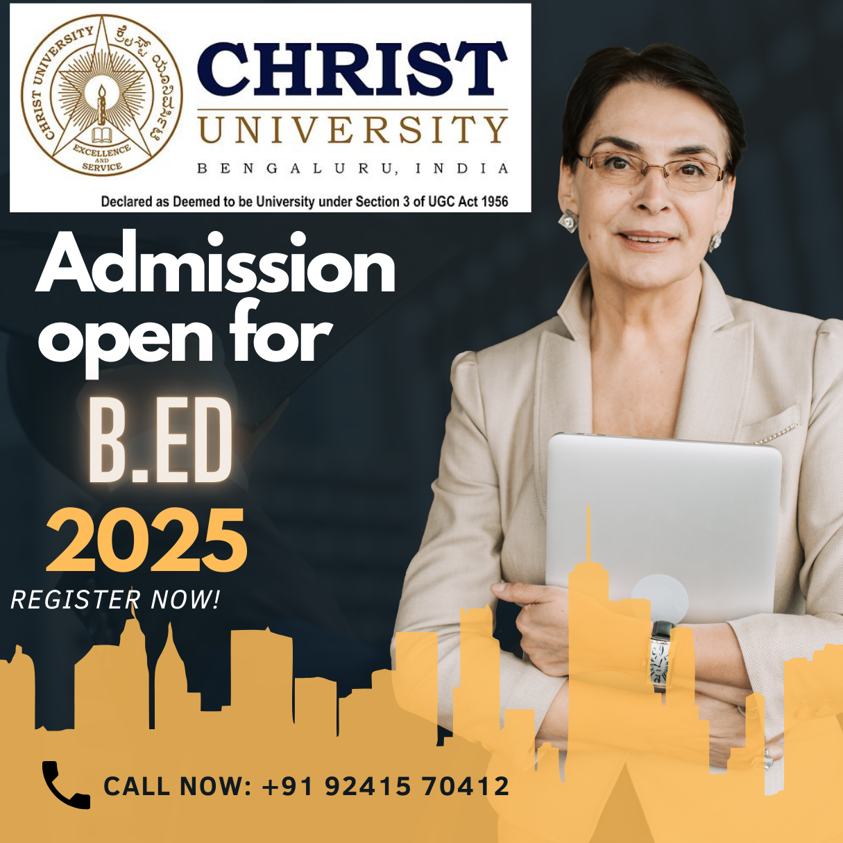 christ university bachelor of education (b.ed) admission 2025 ...